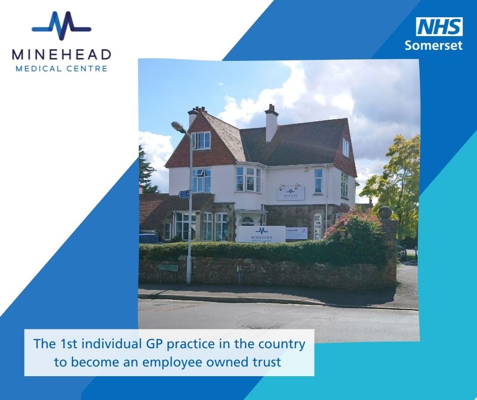 Minehead Medical Centre becomes first employee owned trust in the ...