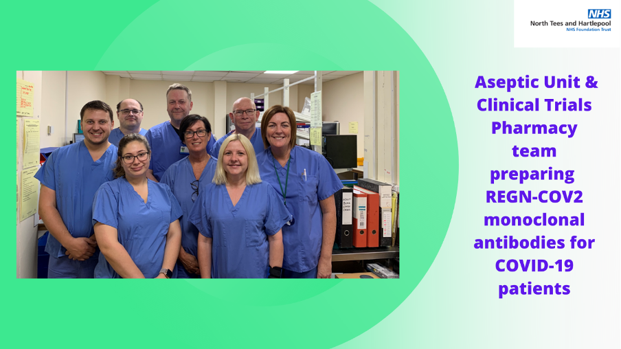 Pharmacy Aseptic Unit prepares first infusion of monoclonal antibodies ...