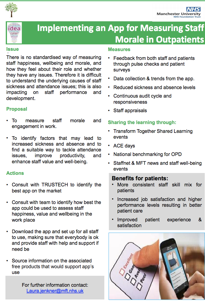 Measuring Staff Morale | Fab NHS Stuff