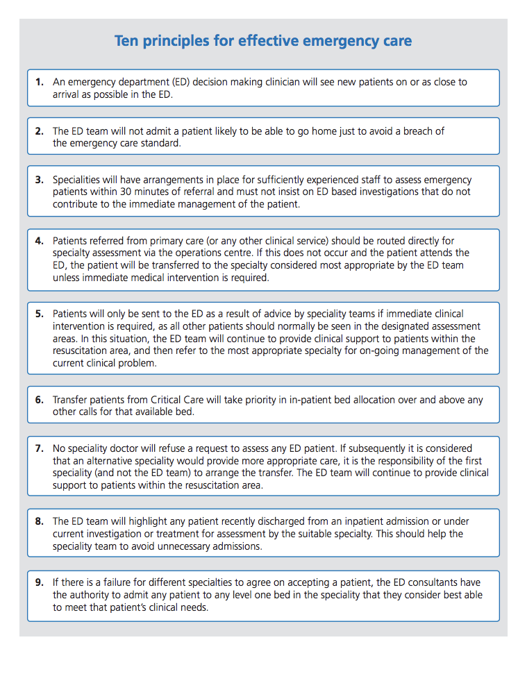 Emergency Care Intensive Support Team (ECIST) - Making Internal ...