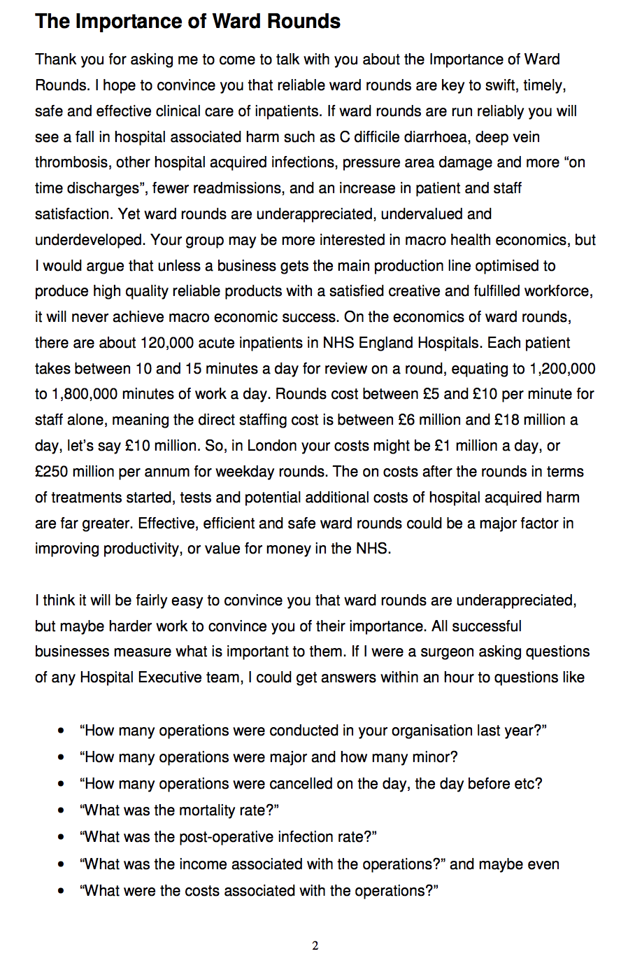Emergency Care Intensive Support Team (ECIST) - Paper written by Dr ...