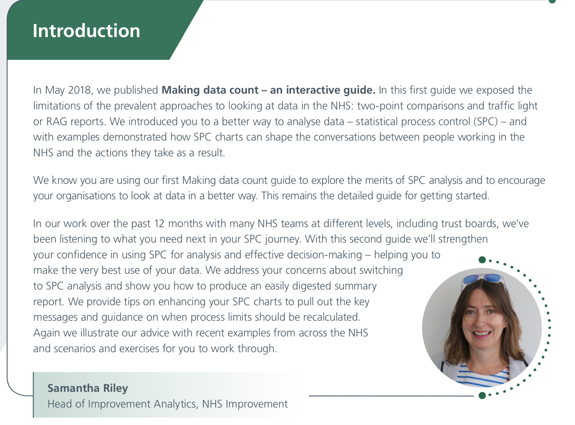 Making Data Count Strenthening Your Decisions Fab Nhs Stuff
