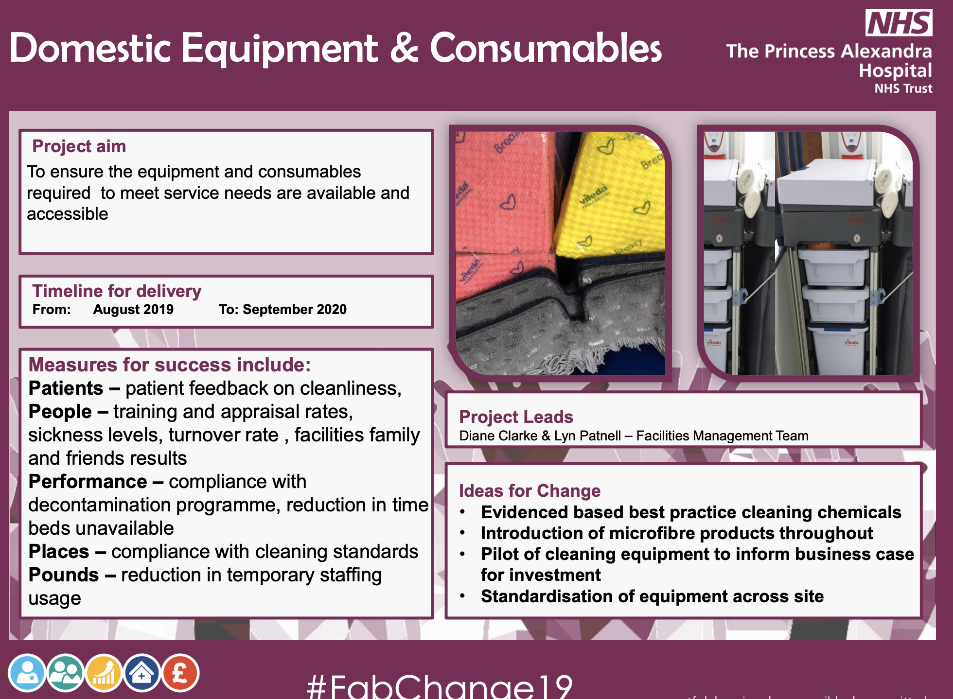 Domestic and Housekeeping - @QualityFirstPAH | Fab NHS Stuff