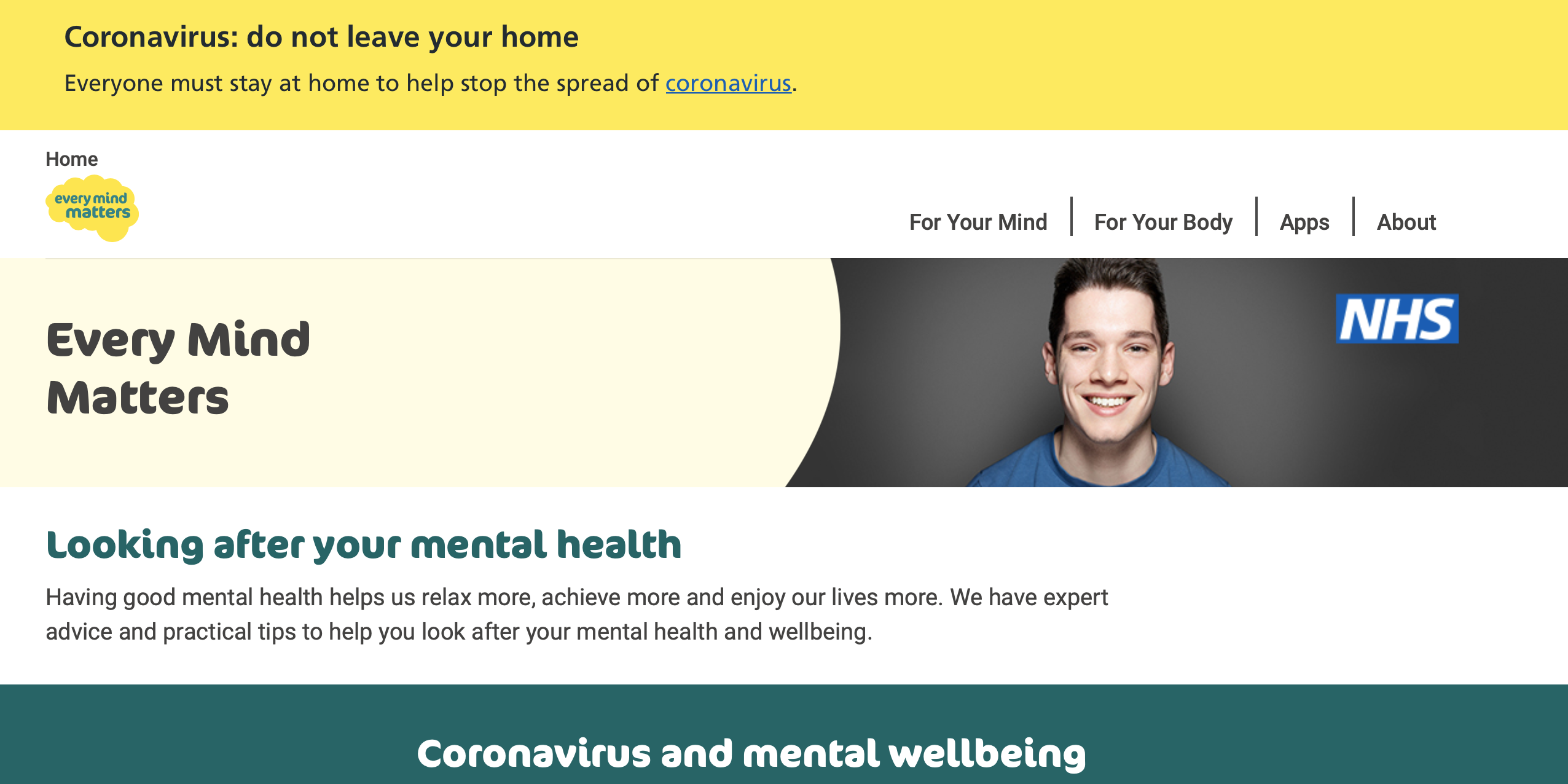 Every Mind Matters | Fab NHS Stuff