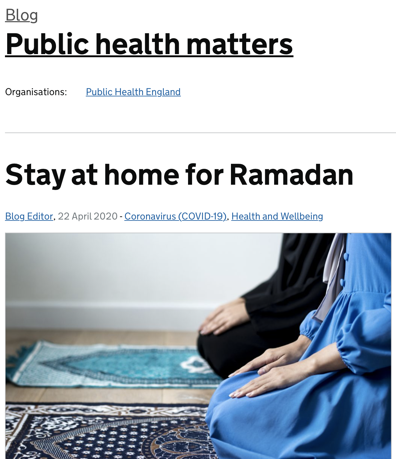 Covid_19 Ramadan Advice | Fab NHS Stuff