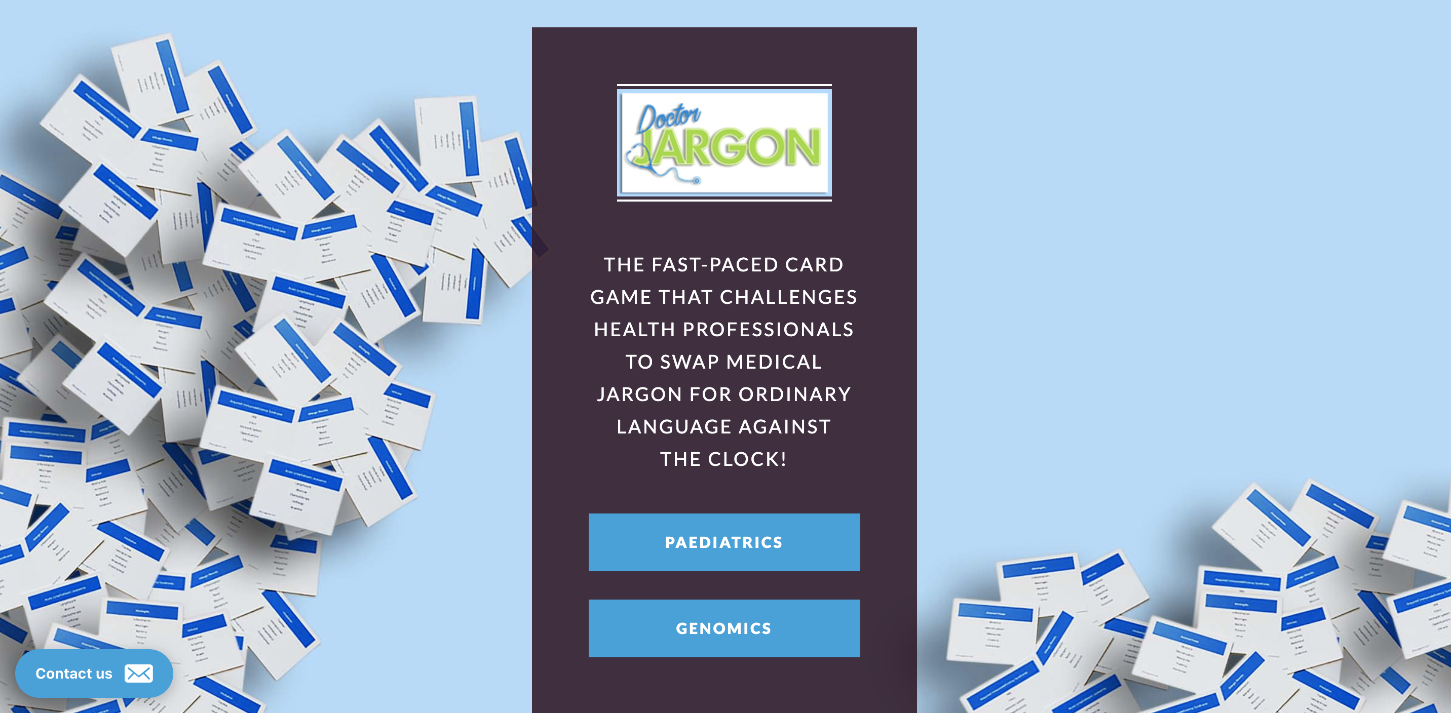 Dr Jargon - card game | Fab NHS Stuff