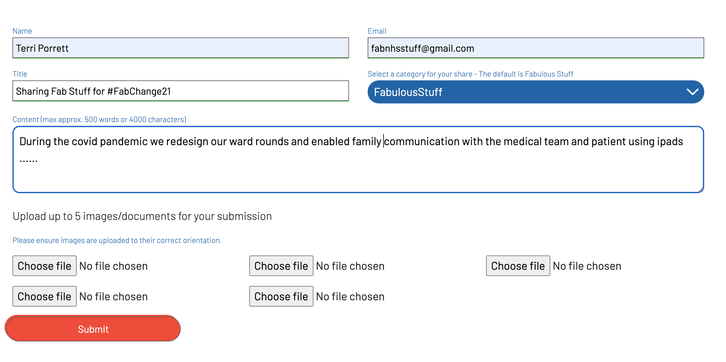 Making sharing you fab stuff simple #FabChange21 | Fab NHS Stuff