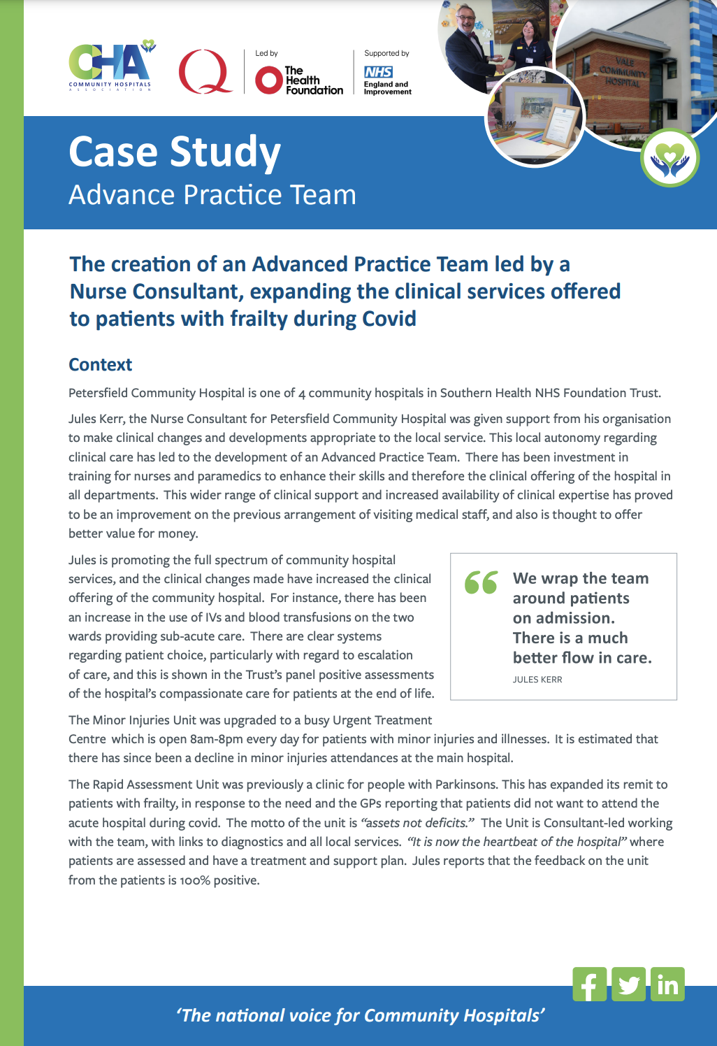 Advanced Practice Team | Fab NHS Stuff