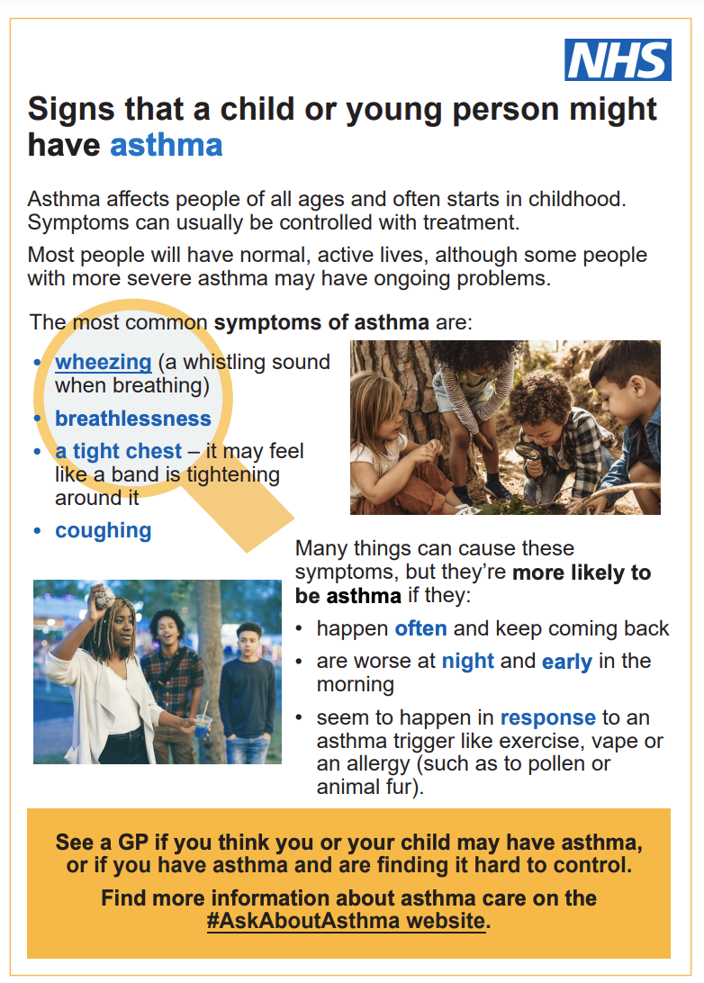 #AskAboutAsthma 2023 - widening our view | Fab NHS Stuff