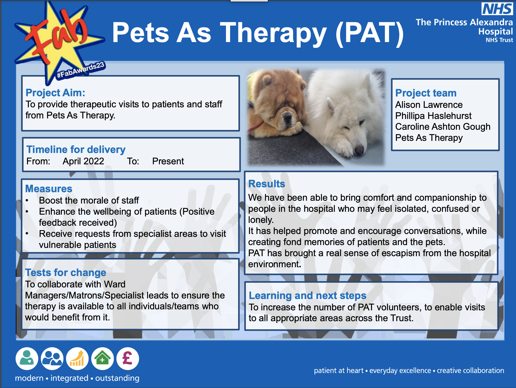 PAHT Pets As Therapy (PAT) | Fab NHS Stuff