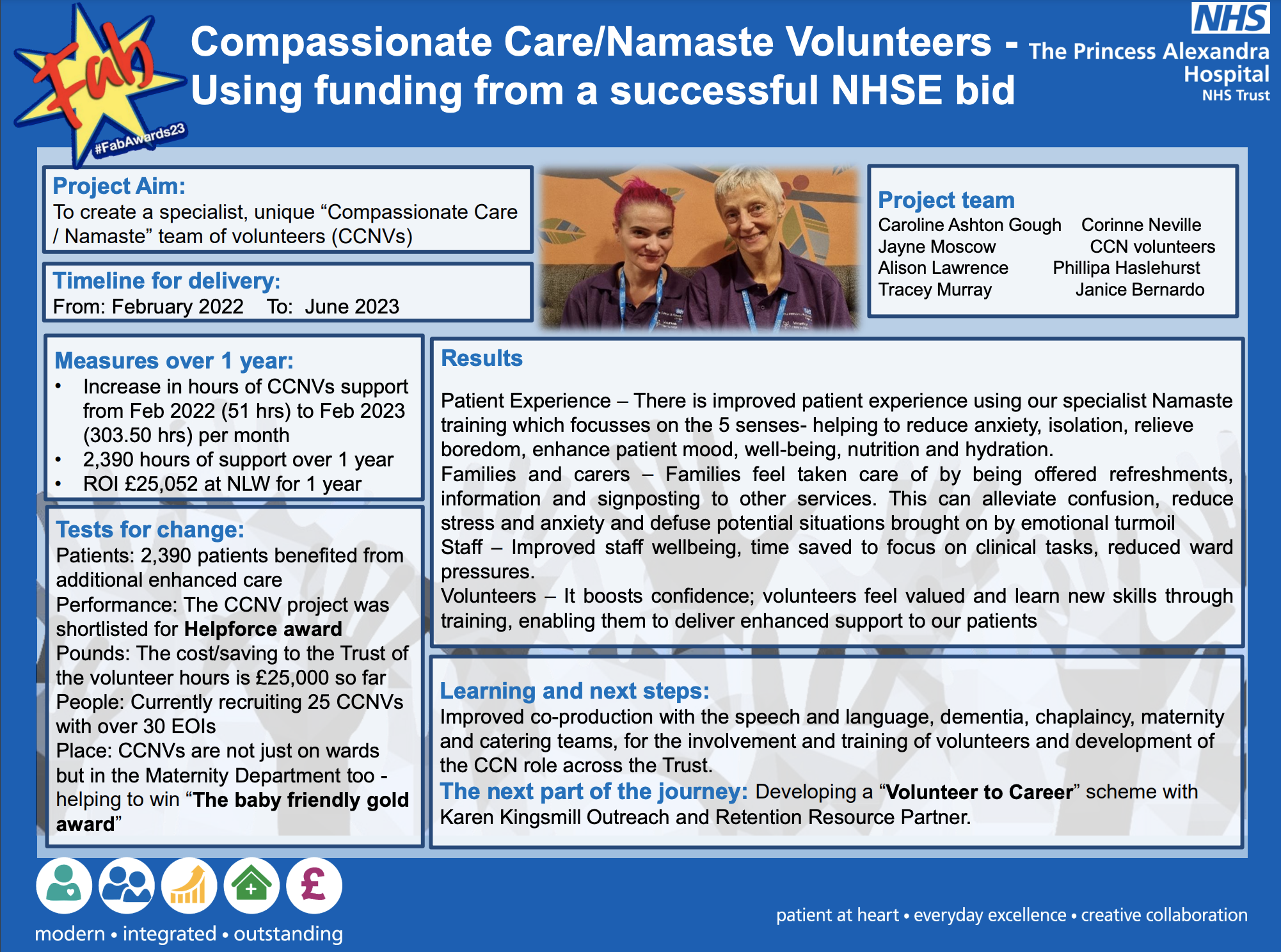 Compassionate Care with Namaste Volunteers | Fab NHS Stuff