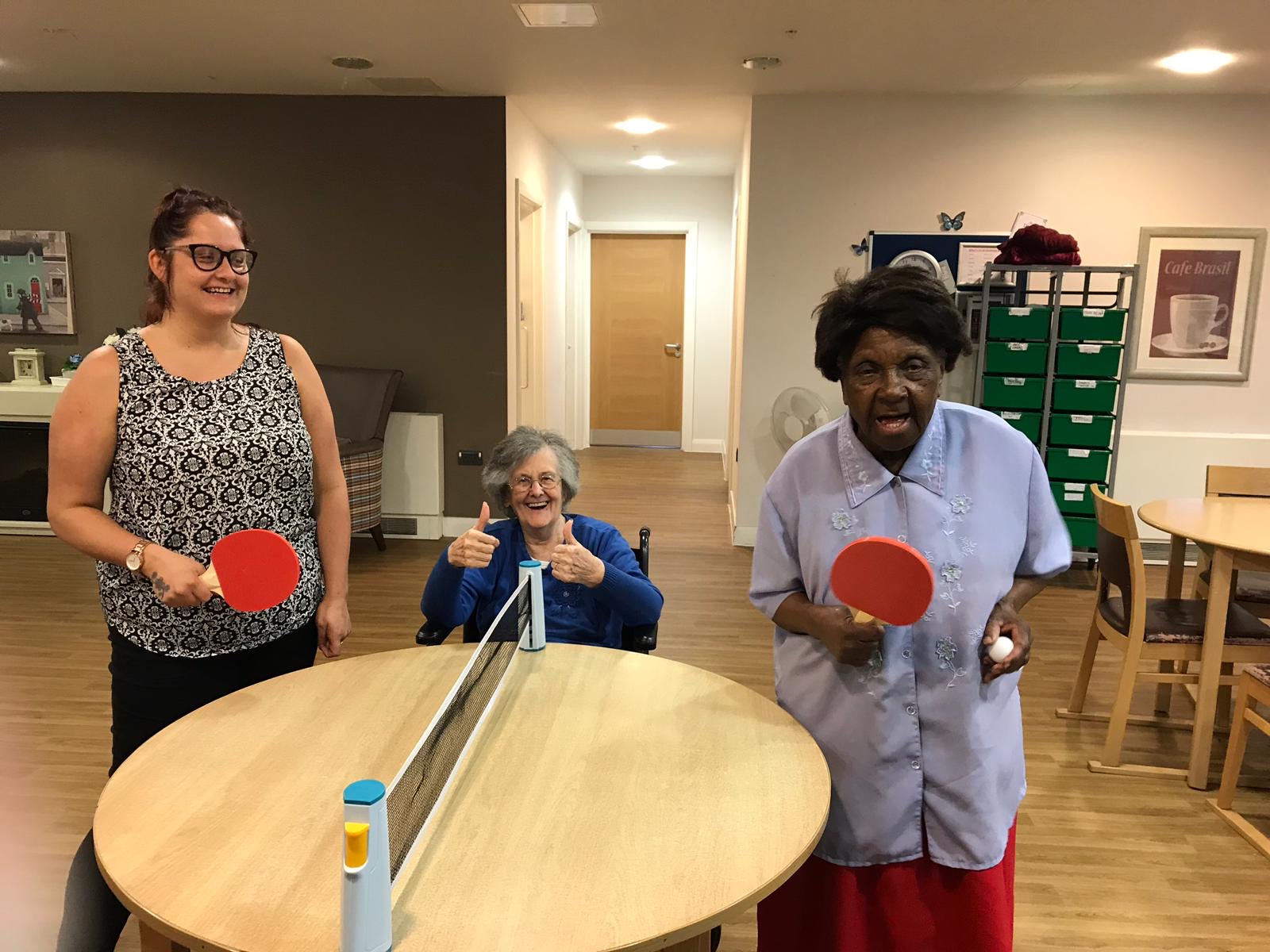 Making table tennis accessible - enabling those in care settings to ...